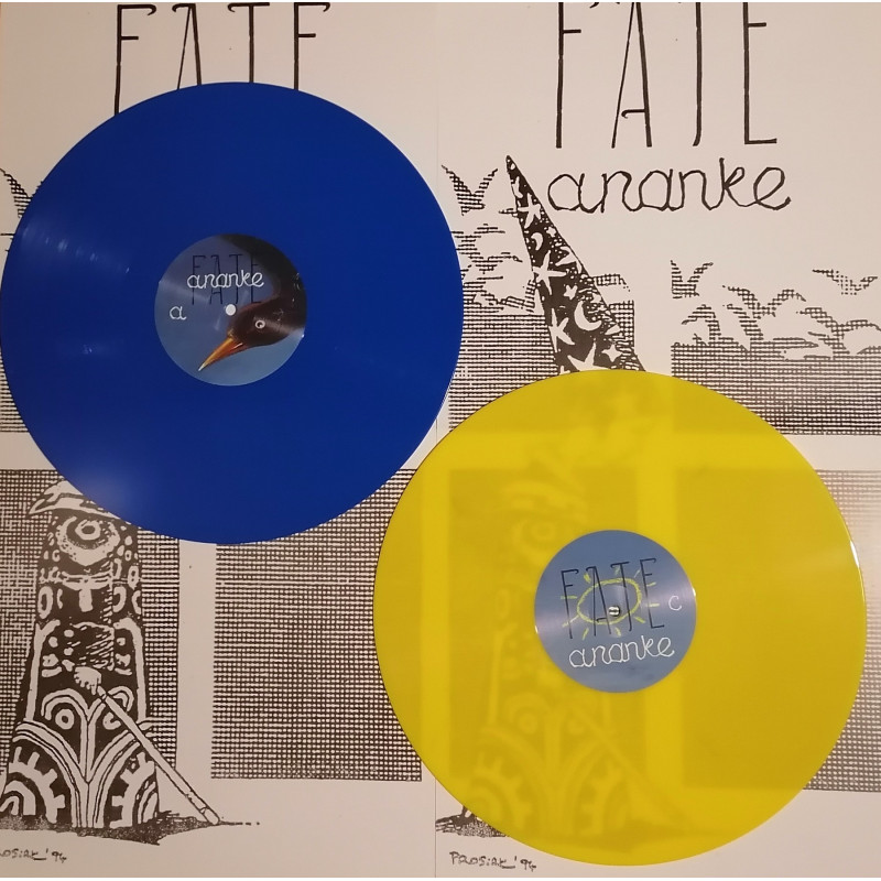 FATE "Ananke" 2xLP LIMIT żólto-niebieski